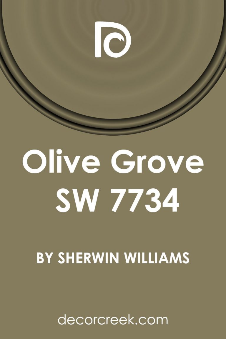Olive Grove SW 7734 Paint Color by Sherwin Williams - DecorCreek