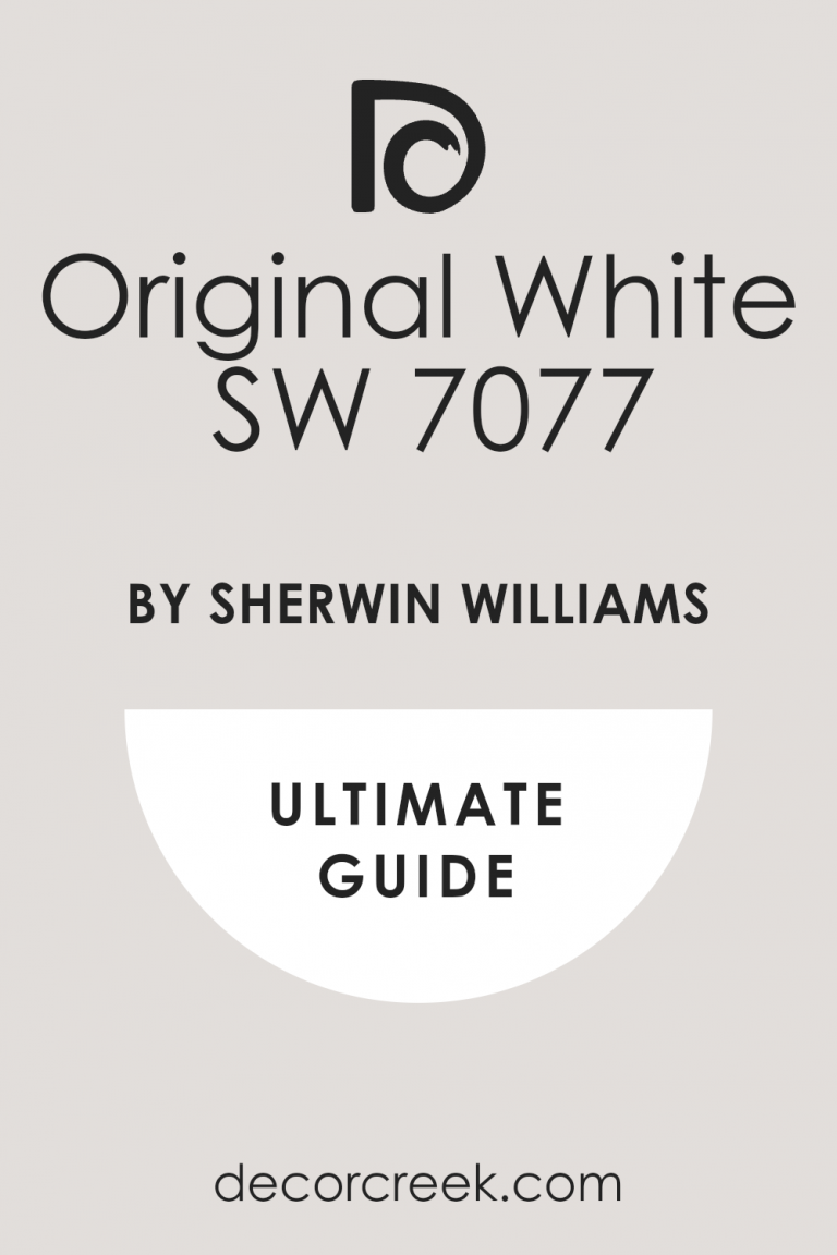 Original White SW 7077 Paint Color by Sherwin Williams - DecorCreek