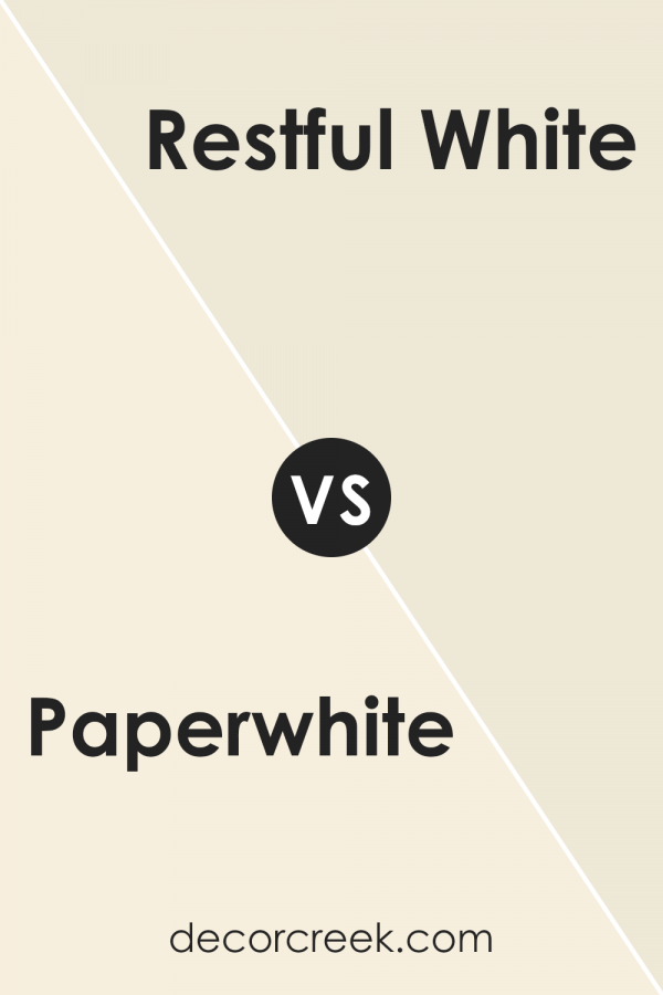 Paperwhite SW 7105 Paint Color by Sherwin Williams - DecorCreek