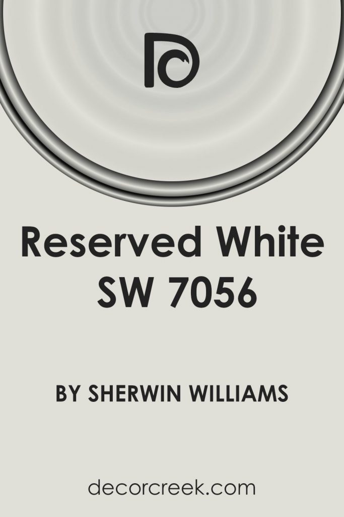 Reserved White SW 7056 Paint Color by Sherwin Williams - DecorCreek
