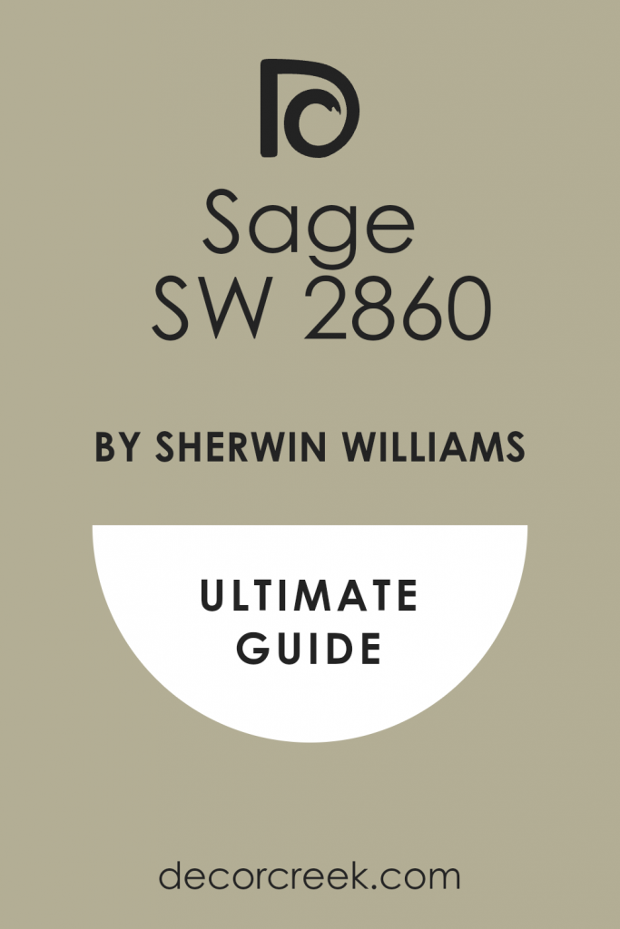 Sage SW 2860 Paint Color by Sherwin Williams - DecorCreek