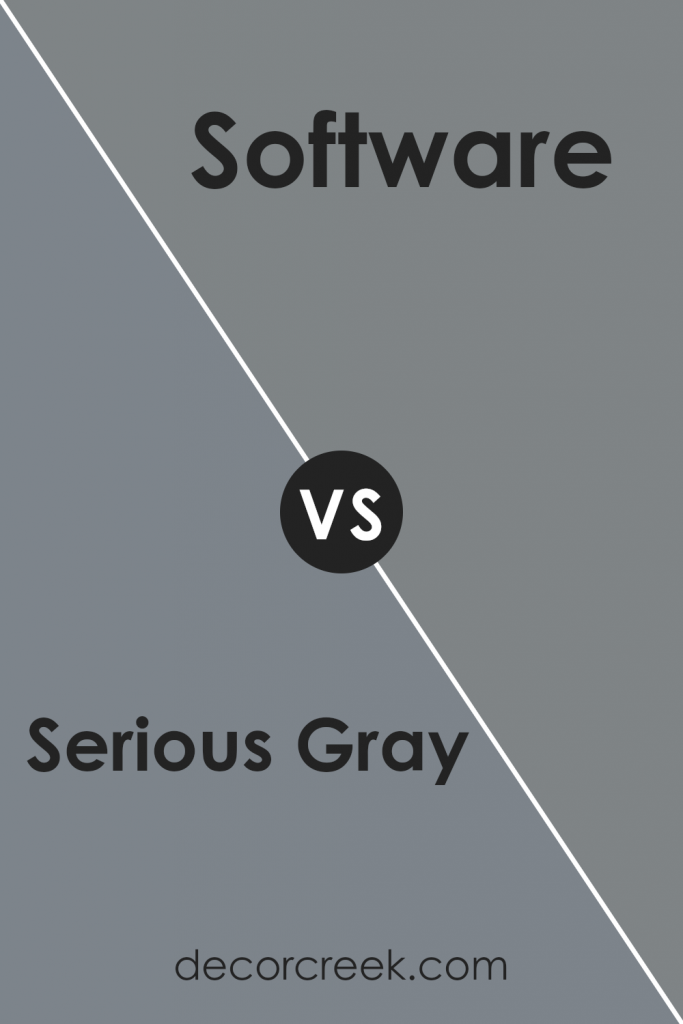 Serious Gray SW 6256 Paint Color by Sherwin Williams - DecorCreek