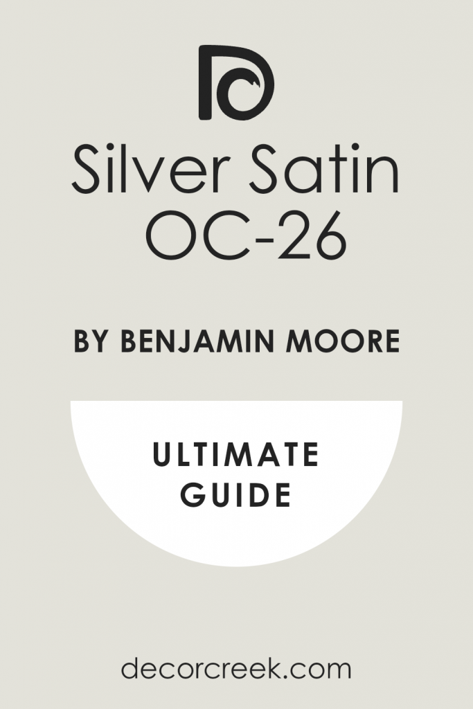 Silver Satin OC-26 Paint Color by Benjamin Moore - DecorCreek