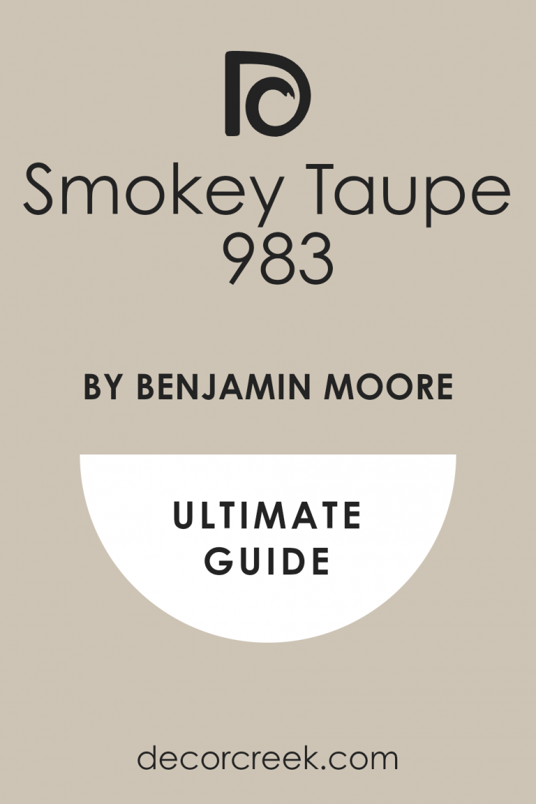 Smokey Taupe 983 Paint Color by Benjamin Moore - DecorCreek