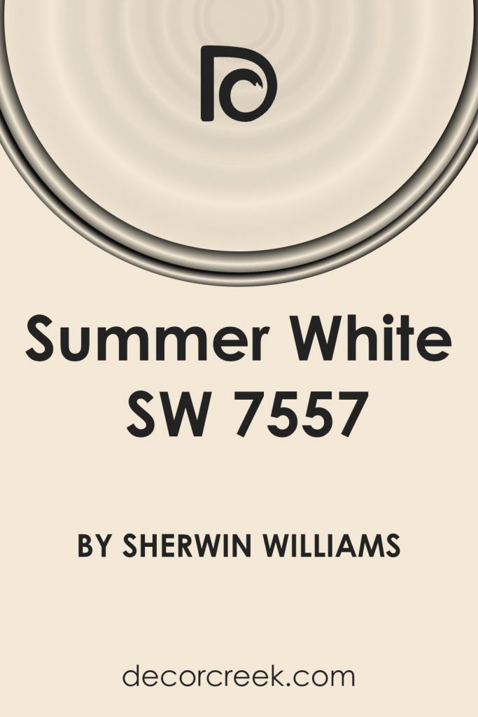Summer White SW 7557 Paint Color by Sherwin Williams - DecorCreek
