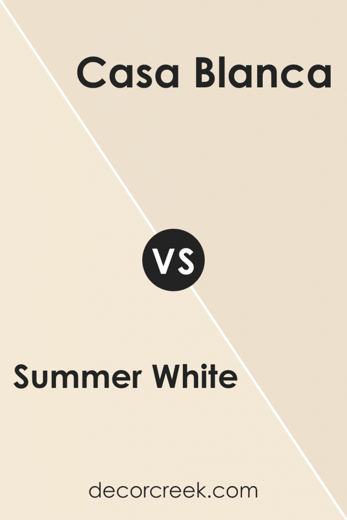 Summer White SW 7557 Paint Color by Sherwin Williams - DecorCreek