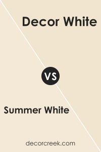 Summer White SW 7557 Paint Color by Sherwin Williams - DecorCreek