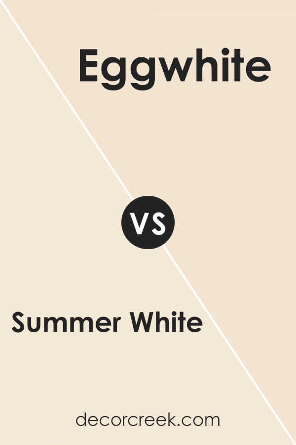 Summer White SW 7557 Paint Color by Sherwin Williams - DecorCreek
