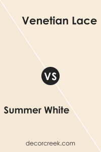 Summer White SW 7557 Paint Color by Sherwin Williams - DecorCreek