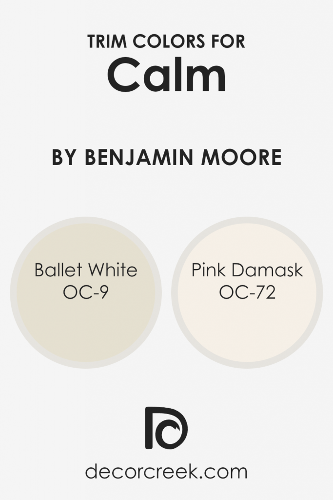 Calm OC-22 Paint Color by Benjamin Moore - DecorCreek