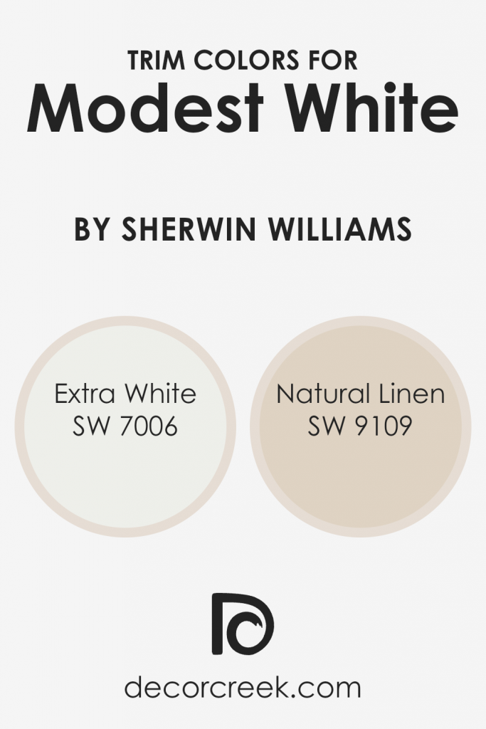 Modest White SW 6084 Paint Color by Sherwin Williams - DecorCreek