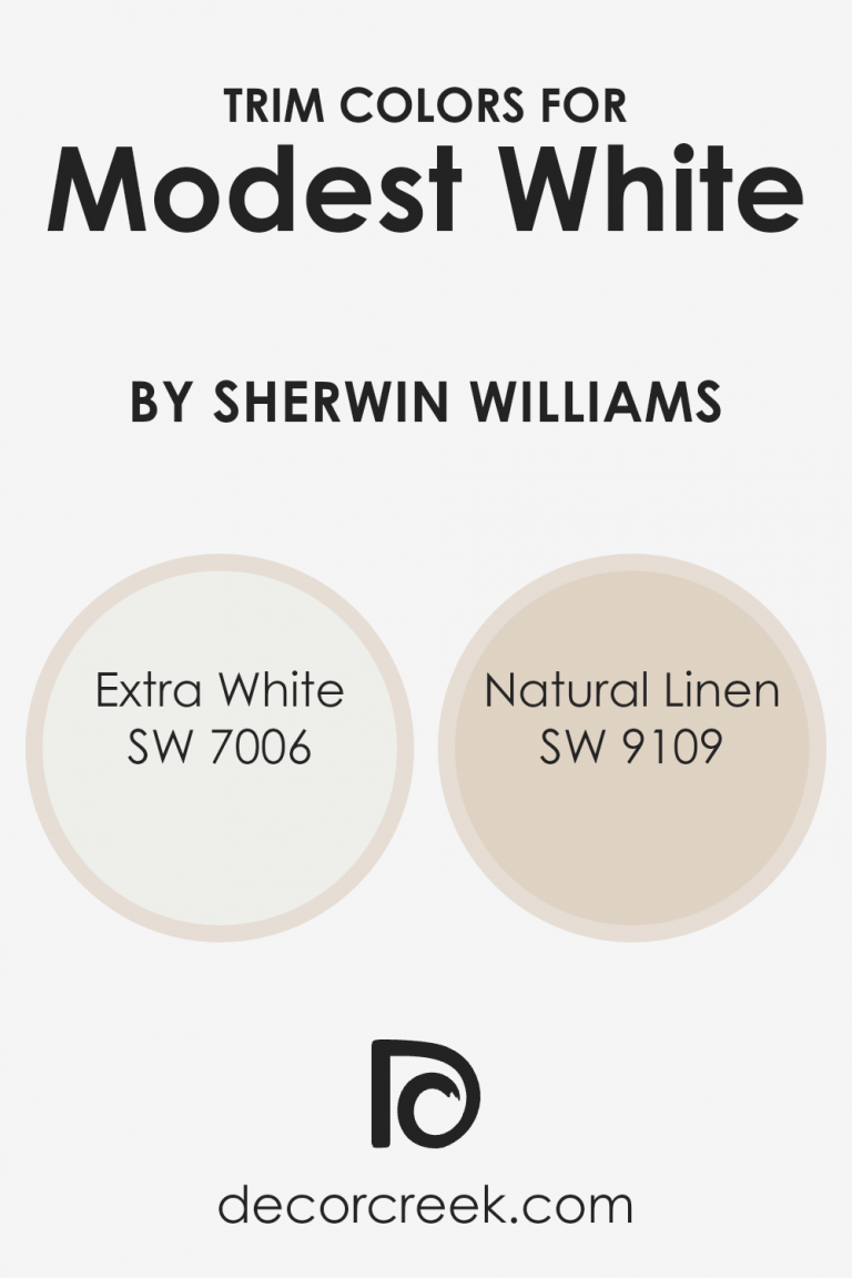 Modest White SW 6084 Paint Color by Sherwin Williams - DecorCreek