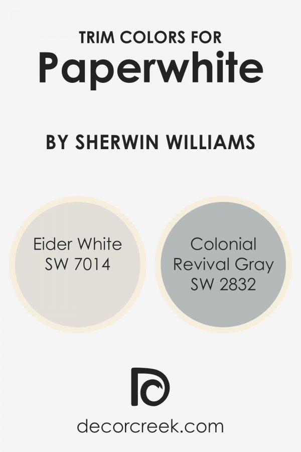 Paperwhite SW 7105 Paint Color by Sherwin Williams - DecorCreek