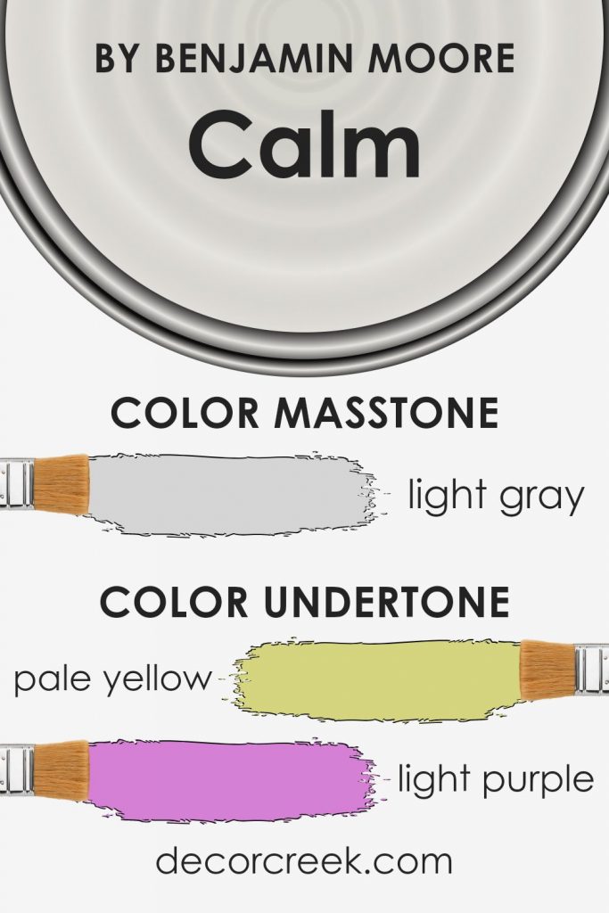 Calm OC-22 Paint Color by Benjamin Moore - DecorCreek