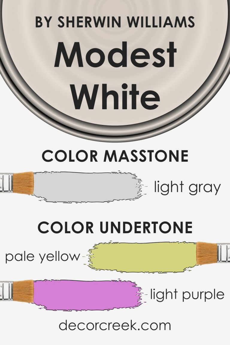 Modest White SW 6084 Paint Color by Sherwin Williams - DecorCreek