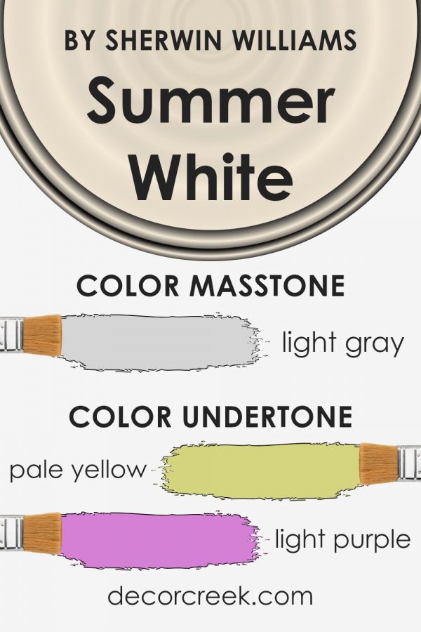 Summer White SW 7557 Paint Color by Sherwin Williams - DecorCreek
