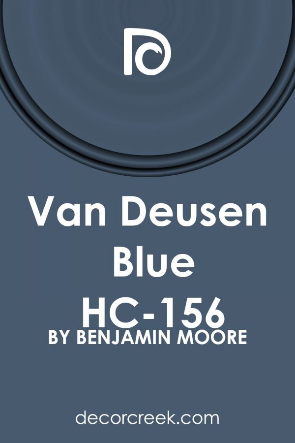 Van Deusen Blue HC-156 Paint Color by Benjamin Moore - DecorCreek