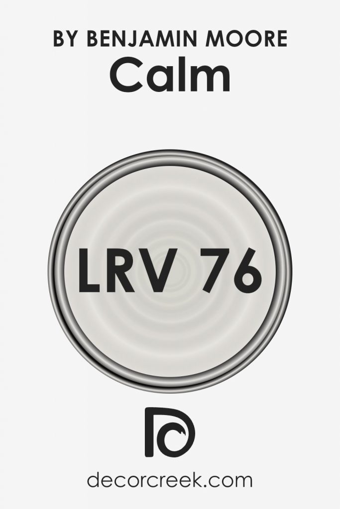 Calm OC-22 Paint Color by Benjamin Moore - DecorCreek