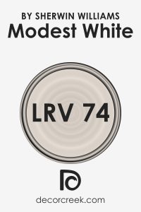 Modest White SW 6084 Paint Color by Sherwin Williams - DecorCreek