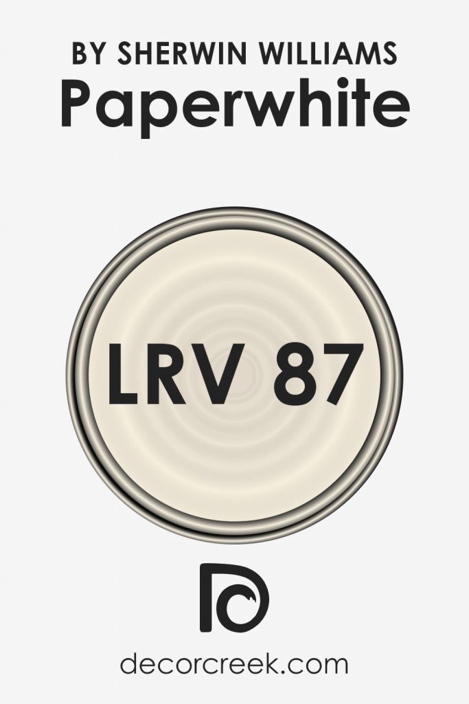 Paperwhite SW 7105 Paint Color by Sherwin Williams - DecorCreek