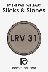 Sticks & Stones SW 7503 Paint Color by Sherwin Williams - DecorCreek