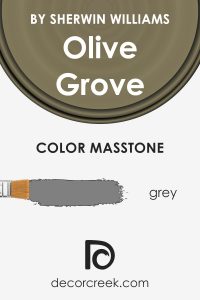 Olive Grove SW 7734 Paint Color by Sherwin Williams - DecorCreek