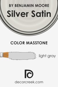 Silver Satin OC-26 Paint Color by Benjamin Moore - DecorCreek