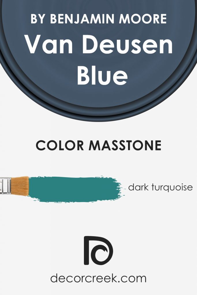 Van Deusen Blue HC-156 Paint Color by Benjamin Moore - DecorCreek