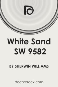 White Sand SW 9582 Paint Color by Sherwin Williams - DecorCreek