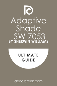 Adaptive Shade SW 7053 Paint Color by Sherwin Williams - DecorCreek
