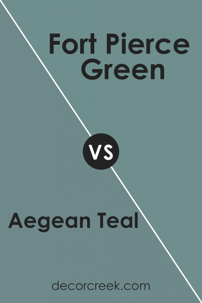 Aegean Teal 2136-40 Paint Color by Benjamin Moore - DecorCreek