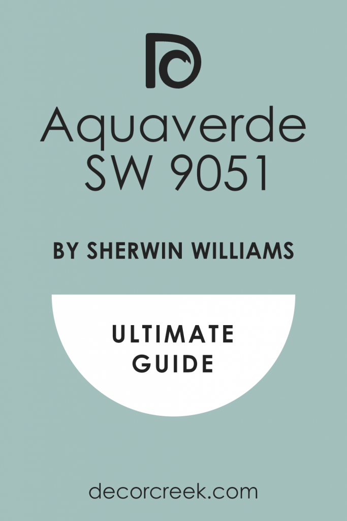 Aquaverde SW 9051 Paint Color by Sherwin Williams - DecorCreek