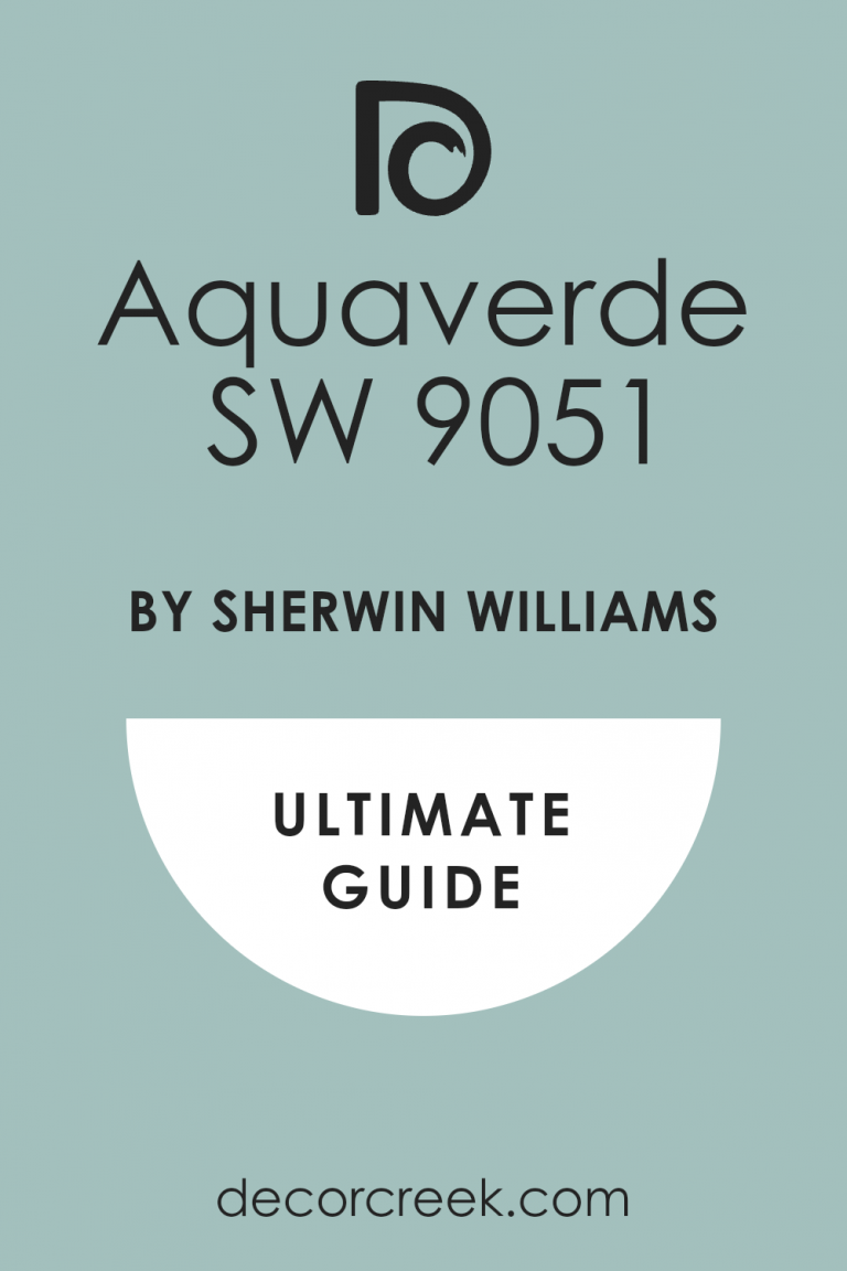 Aquaverde SW 9051 Paint Color by Sherwin Williams - DecorCreek