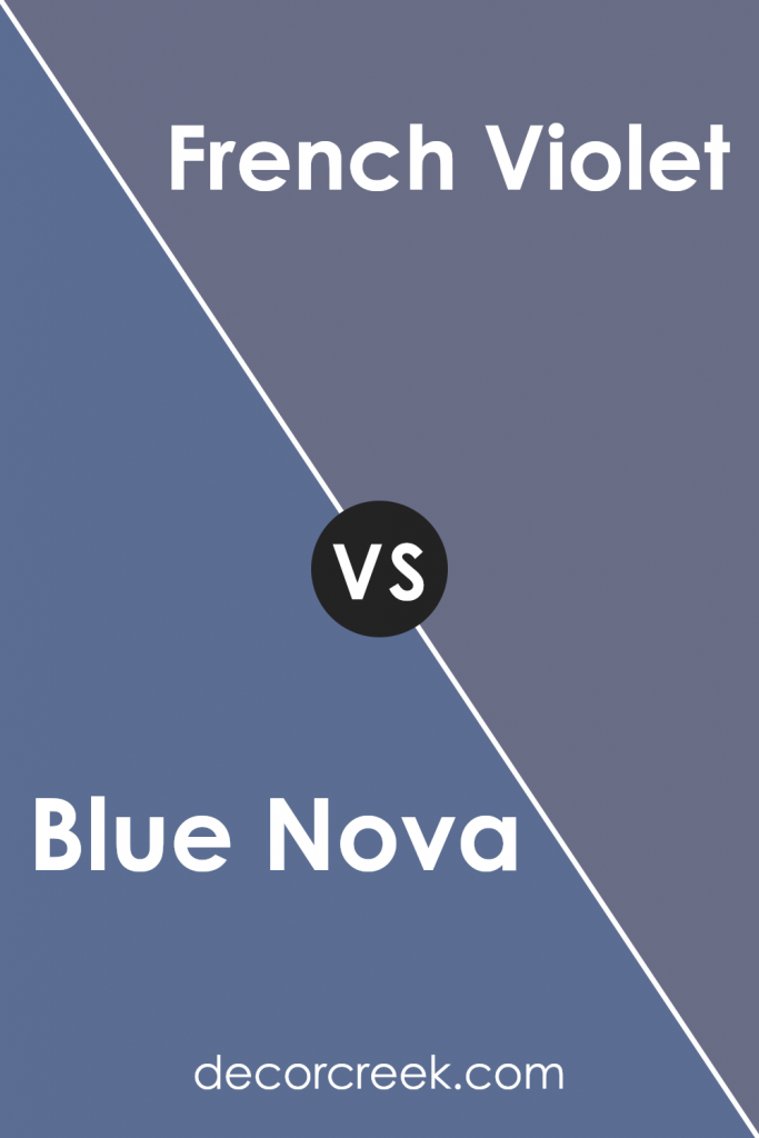 Blue Nova 825 Paint Color by Benjamin Moore - DecorCreek
