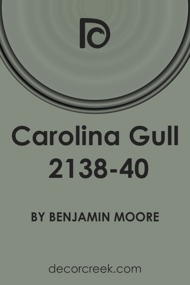 Carolina Gull 2138-40 Paint Color by Benjamin Moore - DecorCreek