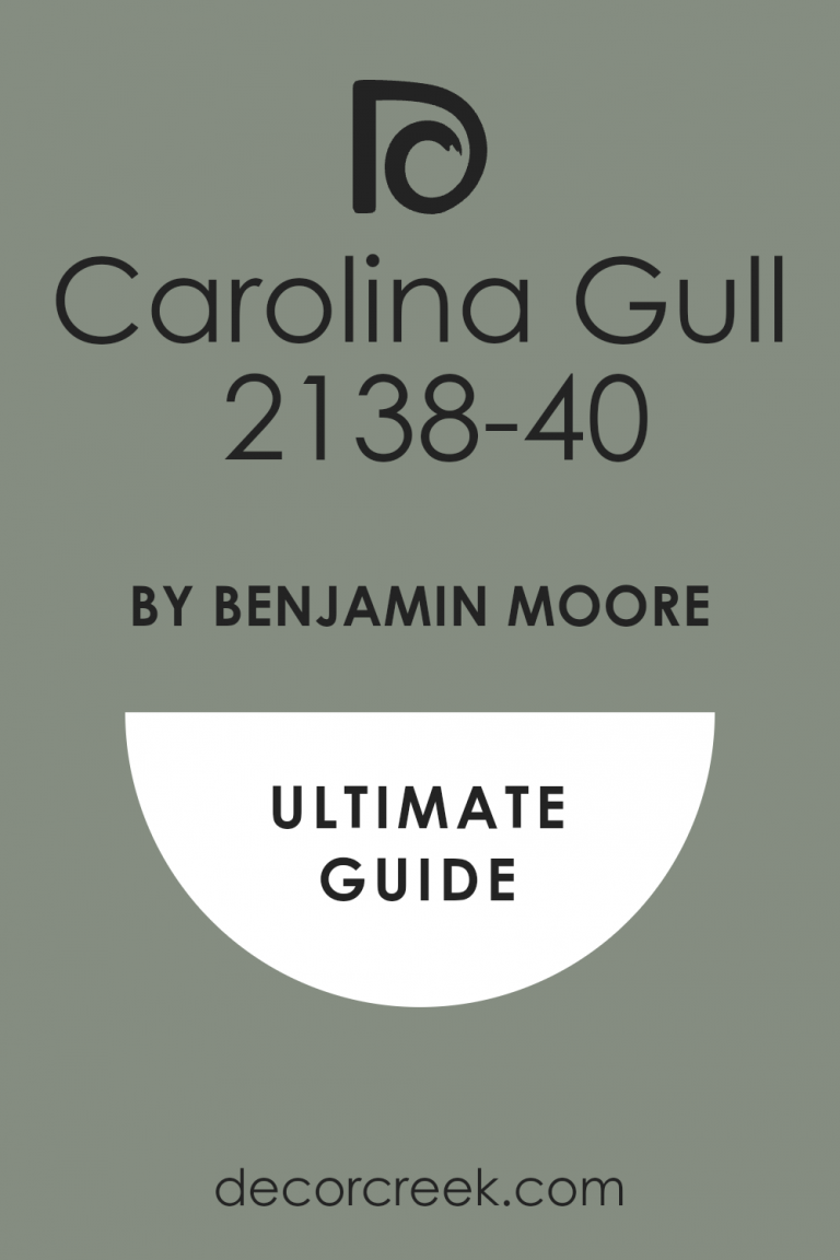 Carolina Gull 2138-40 Paint Color by Benjamin Moore - DecorCreek