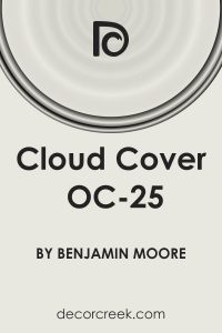 Cloud Cover OC-25 Paint Color by Benjamin Moore - DecorCreek
