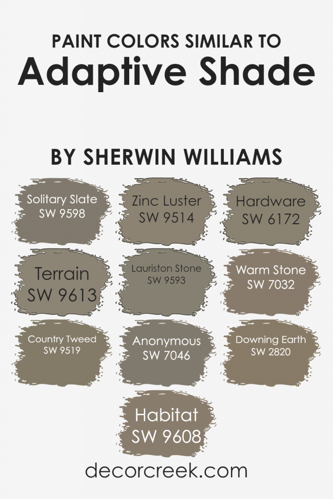 Adaptive Shade SW 7053 Paint Color by Sherwin Williams - DecorCreek