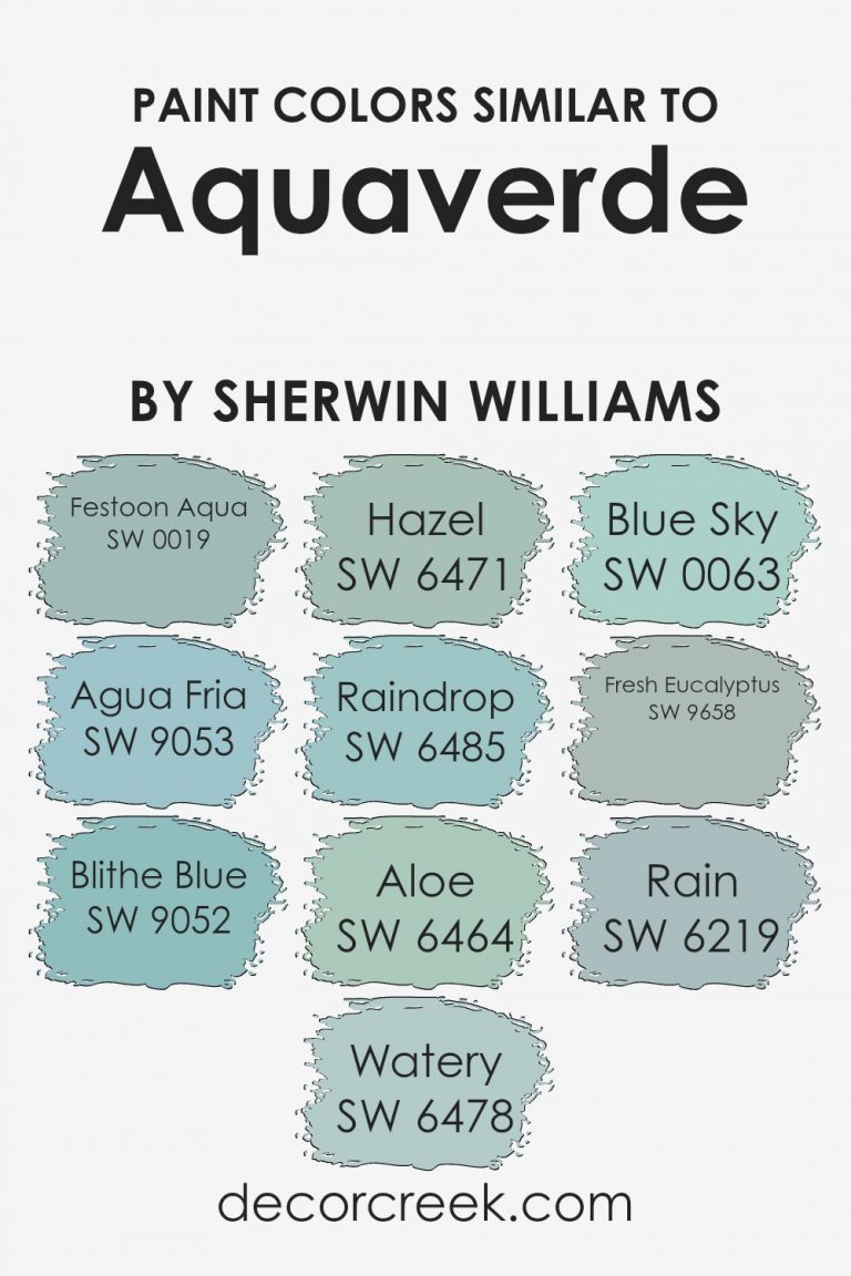 Aquaverde SW 9051 Paint Color by Sherwin Williams - DecorCreek