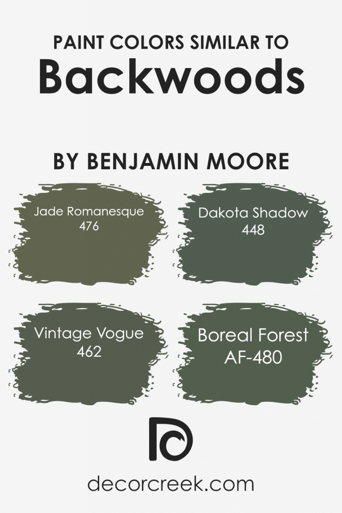 Backwoods 469 Paint Color by Benjamin Moore - DecorCreek