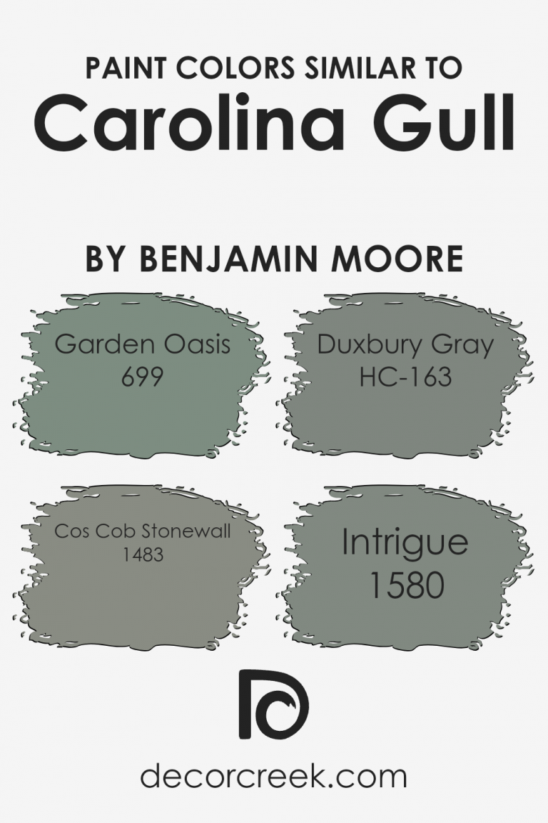 Carolina Gull 2138-40 Paint Color by Benjamin Moore - DecorCreek