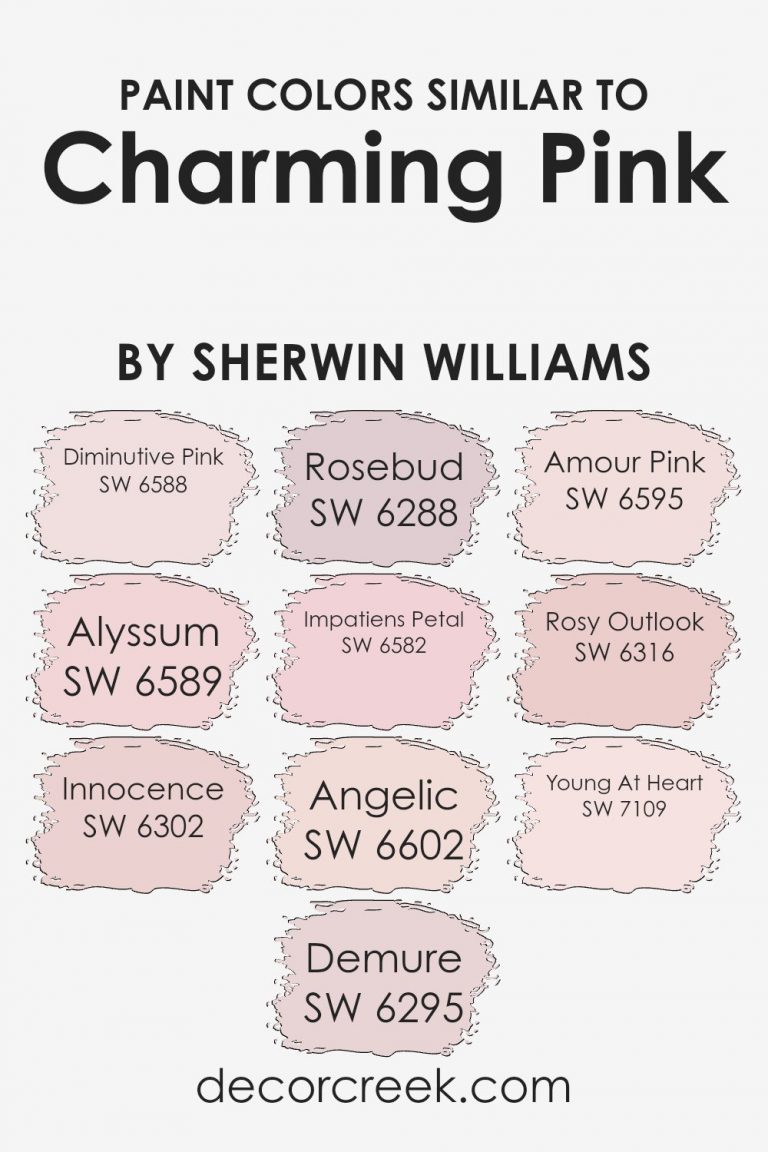 Charming Pink SW 6309 Paint Color by Sherwin Williams - DecorCreek