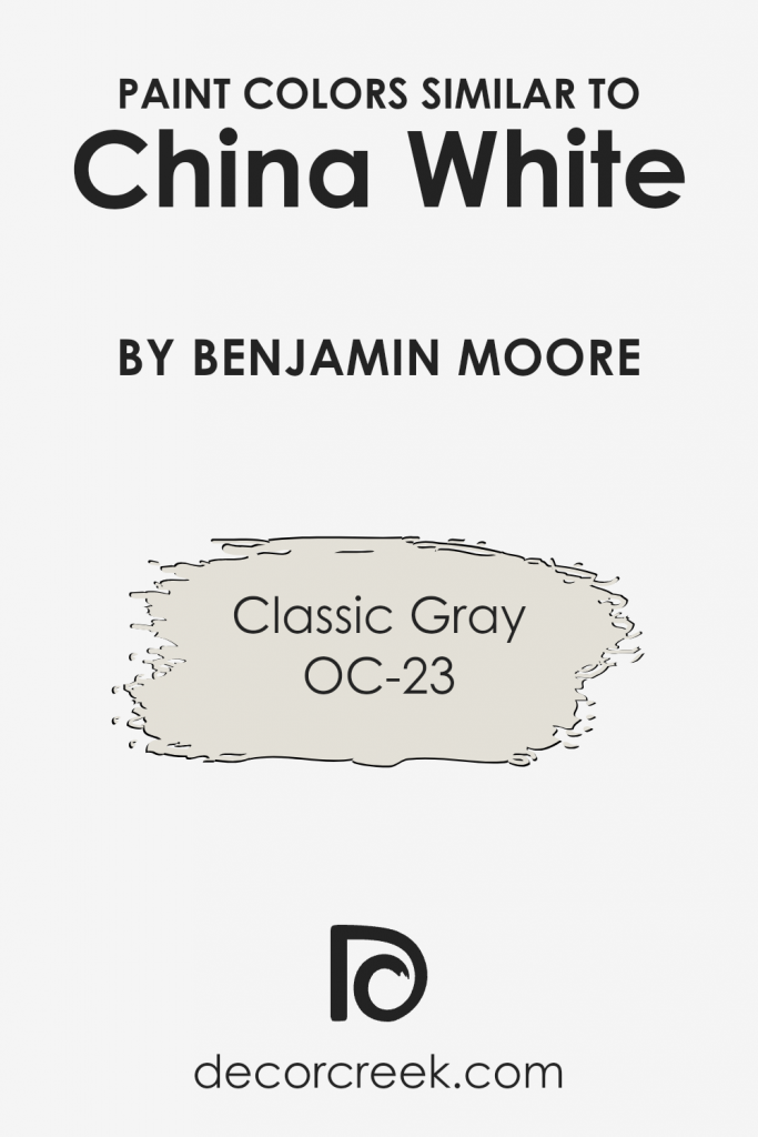 China White OC-141 Paint Color by Benjamin Moore - DecorCreek