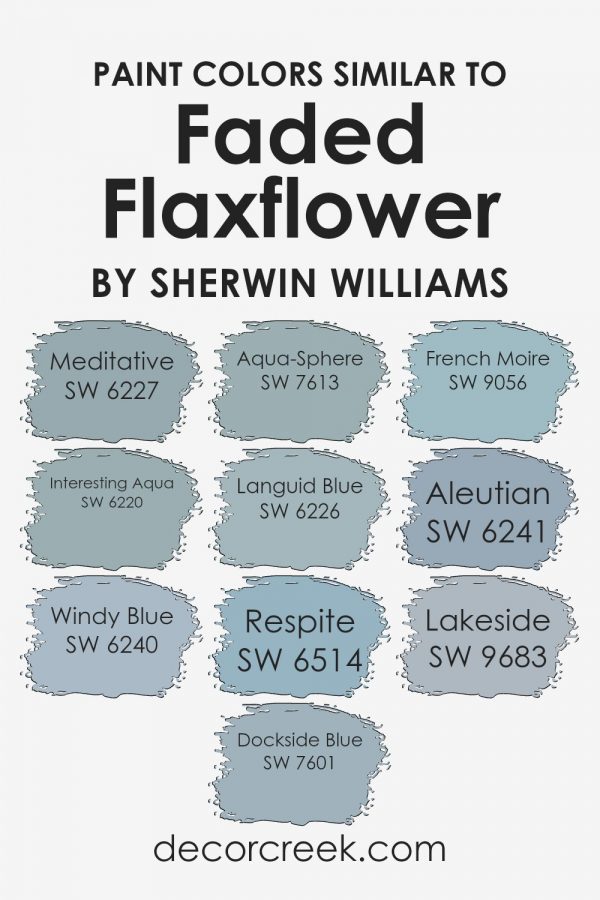 Faded Flaxflower SW 9146 Paint Color by Sherwin Williams - DecorCreek