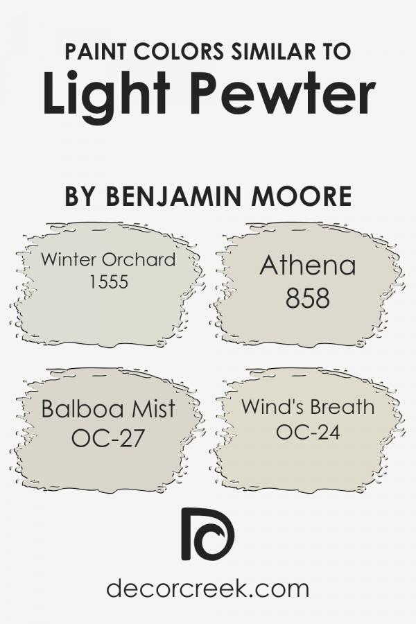 Light Pewter 1464 Paint Color by Benjamin Moore - DecorCreek