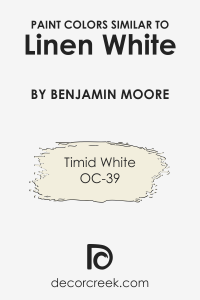 Linen White OC-146 Paint Color by Benjamin Moore - DecorCreek
