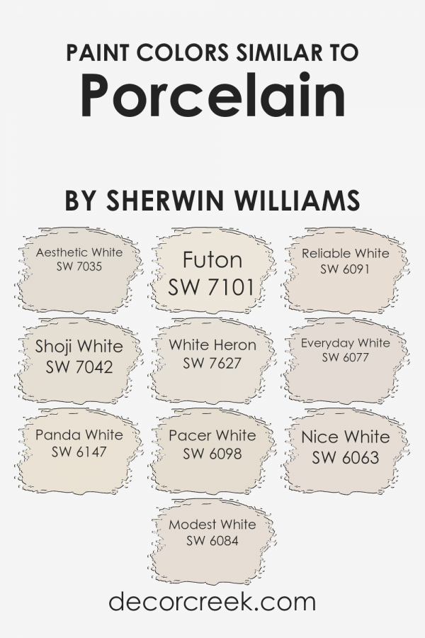 Porcelain SW 0053 Paint Color by Sherwin Williams - DecorCreek