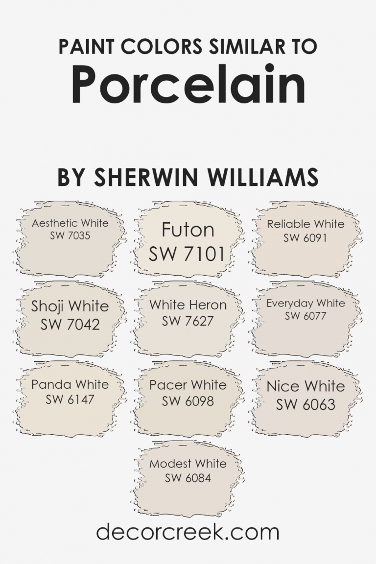 Porcelain SW 0053 Paint Color by Sherwin Williams - DecorCreek