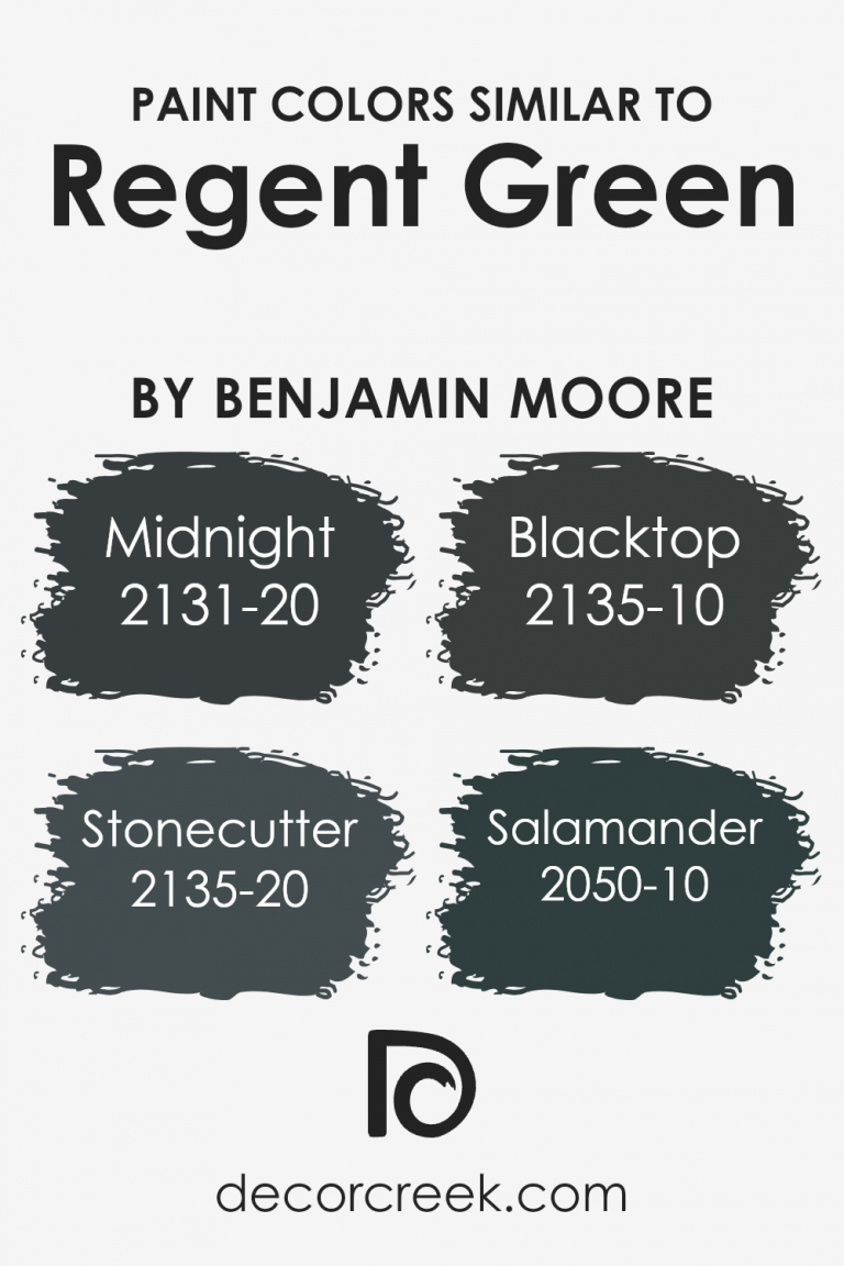 Regent Green 2136-20 Paint Color by Benjamin Moore - DecorCreek
