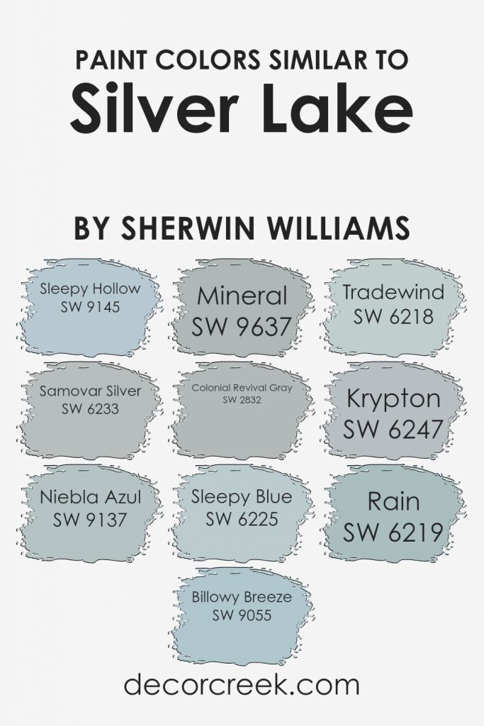 Silver Lake SW 9633 Paint Color by Sherwin Williams - DecorCreek